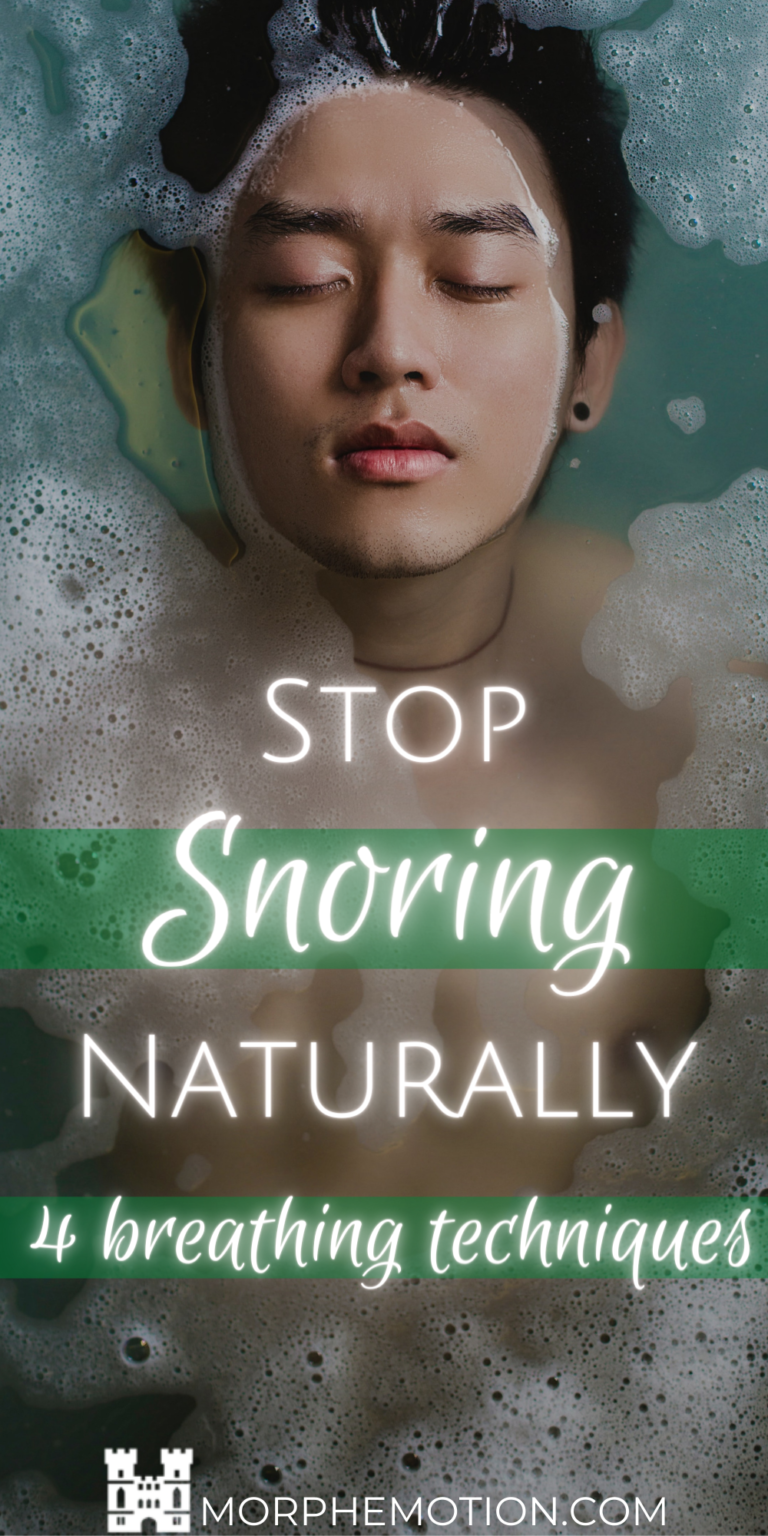 How To Stop Snoring with these 4 breathing techniques - Morphemotion